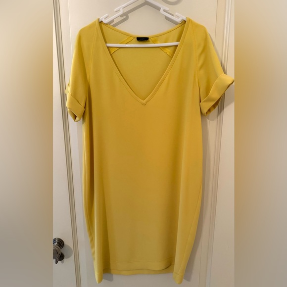 Joseph | Dresses | Yellow Joseph Midi Dress Size 4 | Poshmark